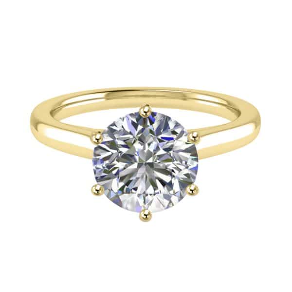Choosing between 4 prong & 6 prong Setting for your Diamond Ring